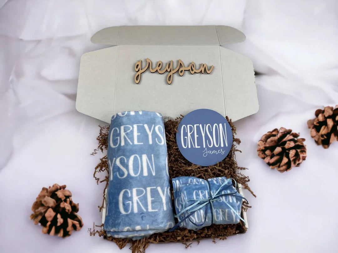 Personalized Baby Box Set | Baby Shower Gift Set | Customized Nursery ...